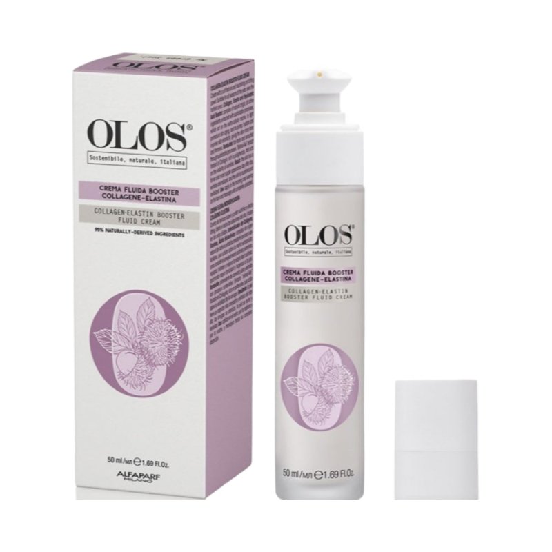 Olos Crema Viso Fluida Booster Collagene Elastina 50ml - Planethair