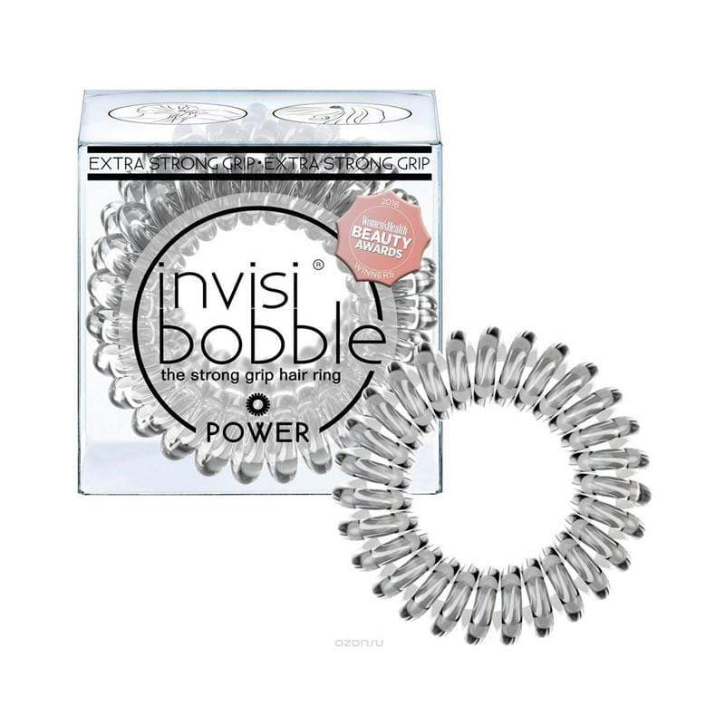 Invisibobble Power Crystal Clear Elastic 3pcs - Planethair