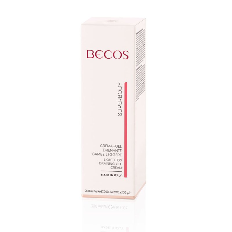 Becos Superbody Draining Gel Cream for Light Legs 200ml - Planethair - Planethair